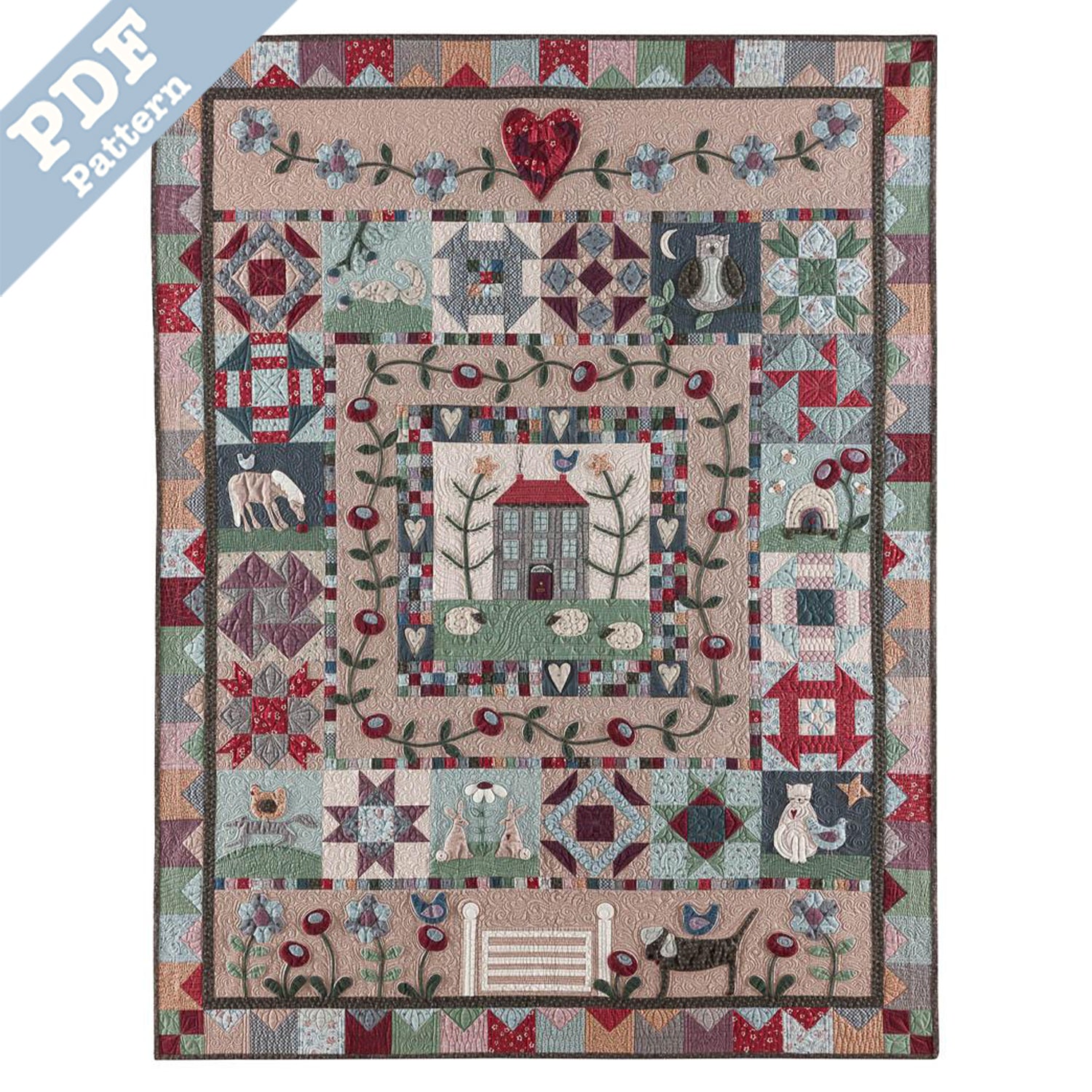 My Country Home Introduction/ Requirement & part 1 of 12 – Little Quilt ...