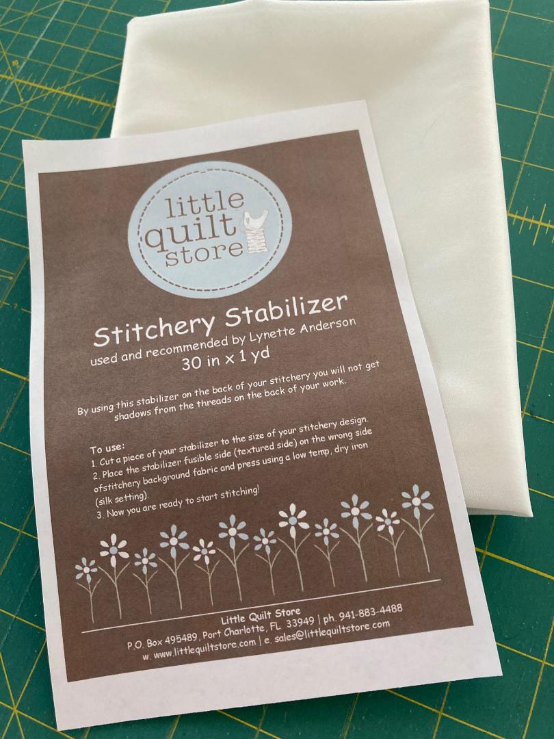 Stitchery Stabilizer – Little Quilt Store