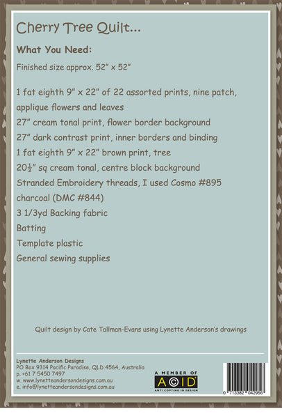 Cherry Tree Quilt - pattern – Little Quilt Store